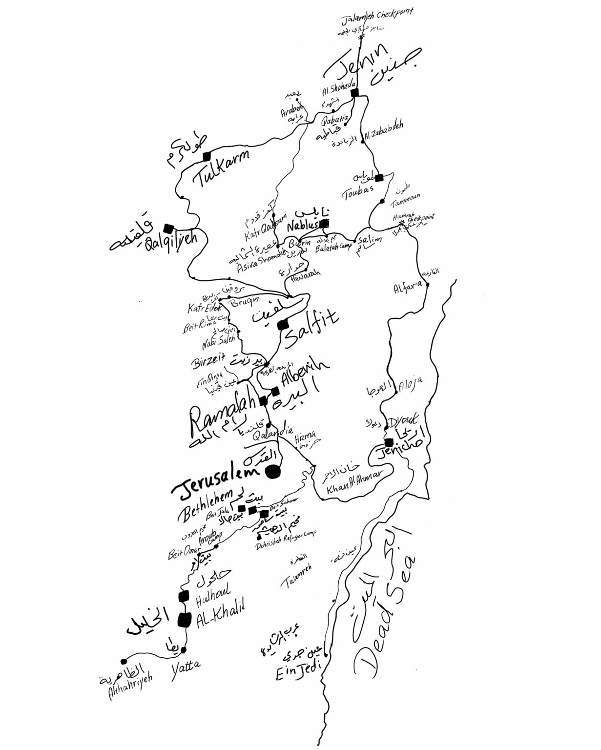 Driving in Palestine: Rehab Nazzal bears silent witness – Montréal Serai